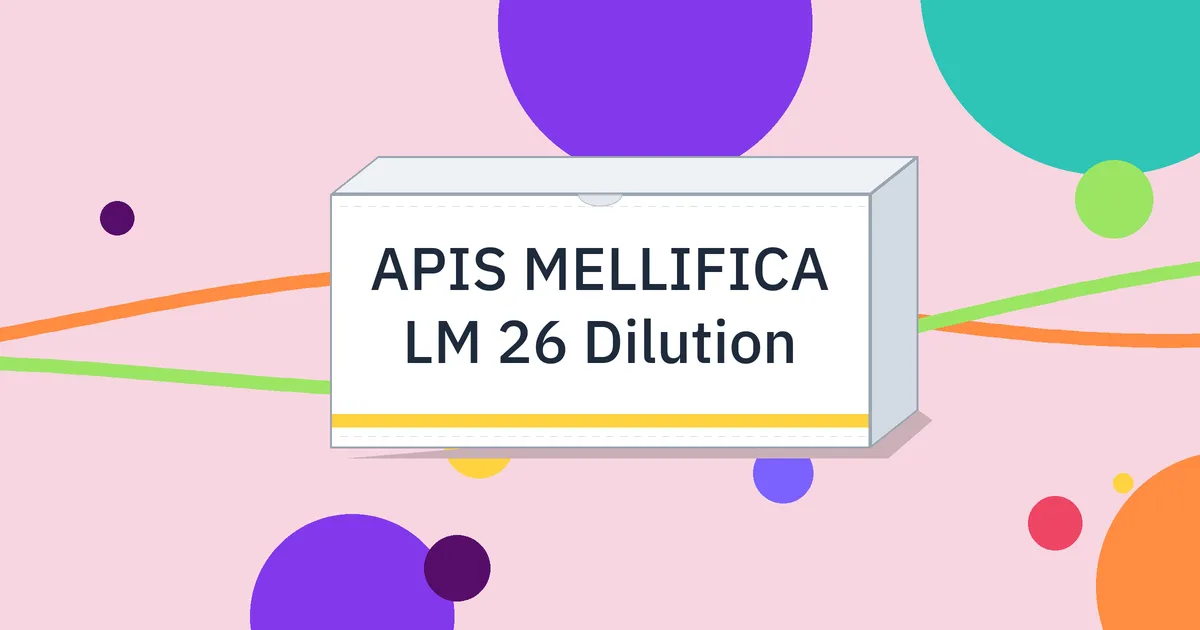 Symbolbild: Packung mit der Aufschrift APIS MELLIFICA LM 26 Dilution (PZN 12765245) – Verfügbarkeit und Bezug in Apotheken in Frankfurt am Main