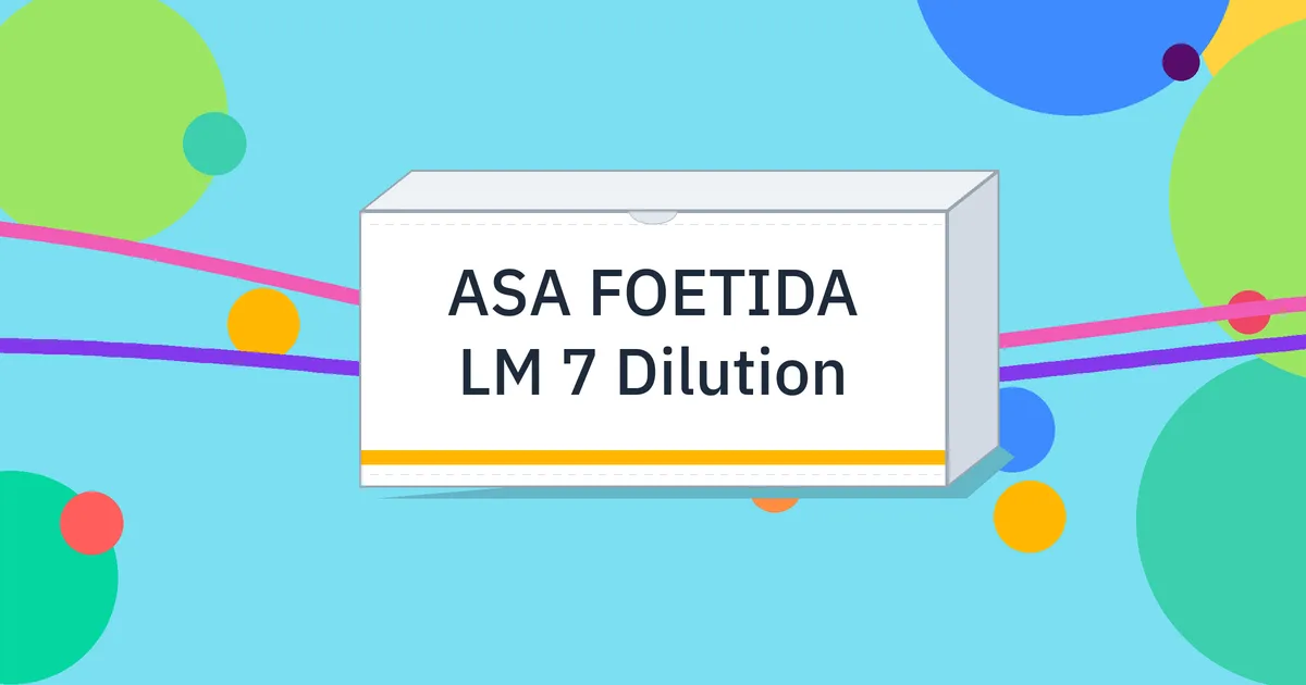 Symbolbild: Packung mit der Aufschrift ASA FOETIDA LM 7 Dilution (PZN 12781505) – Verfügbarkeit und Bezug in Apotheken in Frankfurt am Main