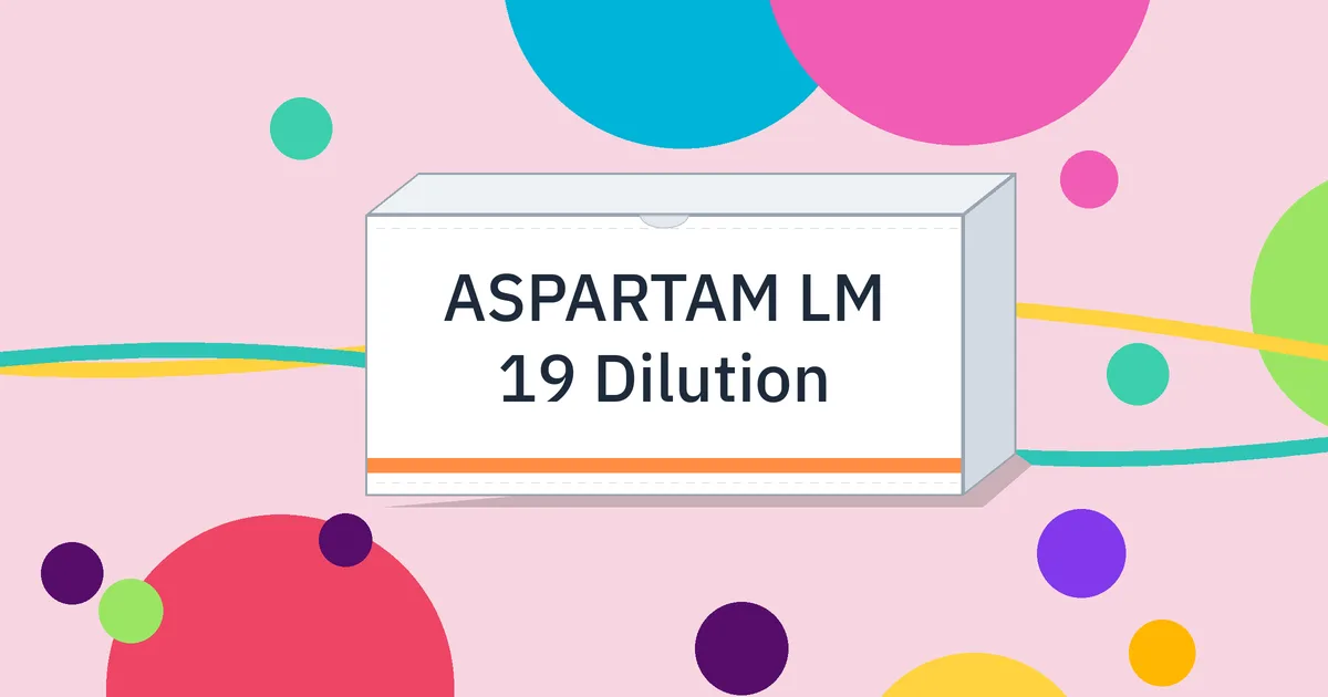 Symbolbild: Packung mit der Aufschrift ASPARTAM LM 19 Dilution (PZN 12782083) – Verfügbarkeit und Bezug in Apotheken in Frankfurt am Main