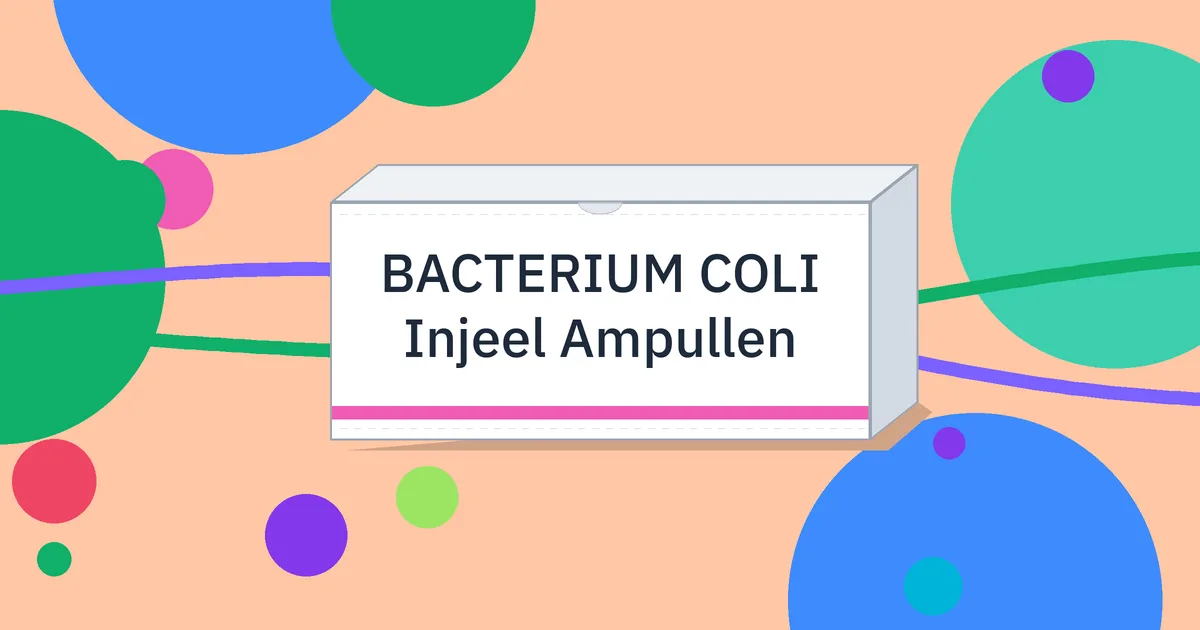 Symbolbild: Packung mit der Aufschrift BACTERIUM COLI Injeel Ampullen (PZN 00099837) – Verfügbarkeit und Bezug in Apotheken in Frankfurt am Main