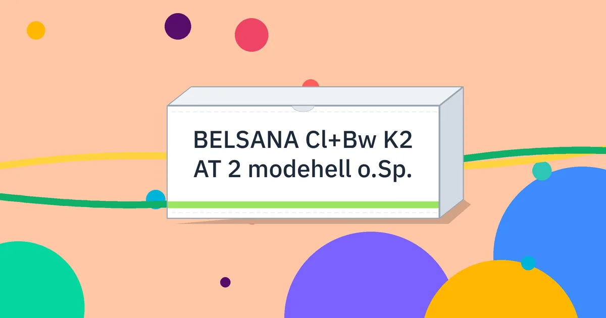 Symbolbild: Packung mit der Aufschrift BELSANA Cl+Bw K2 AT 2 modehell o.Sp. (PZN 12249271) – Verfügbarkeit und Bezug in Apotheken in Frankfurt am Main