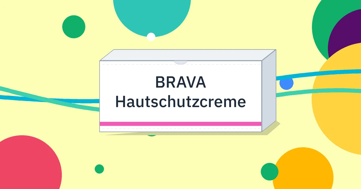 Symbolbild: Packung mit der Aufschrift BRAVA Hautschutzcreme (PZN 09543587) – Verfügbarkeit und Bezug in Apotheken in Frankfurt am Main