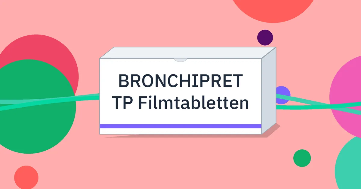 Symbolbild: Packung mit der Aufschrift BRONCHIPRET TP Filmtabletten (PZN 00168478) – Verfügbarkeit und Bezug in Apotheken in Frankfurt am Main