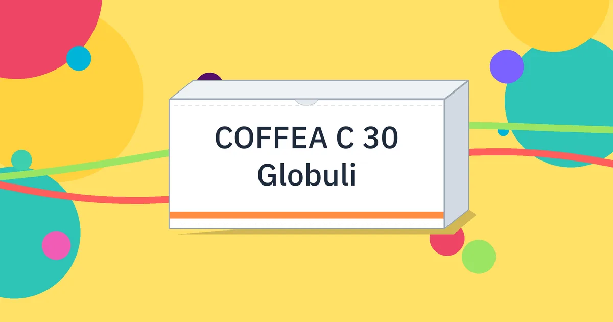 Symbolbild: Packung mit der Aufschrift COFFEA C 30 Globuli (PZN 02897052) – Verfügbarkeit und Bezug in Apotheken in Frankfurt am Main