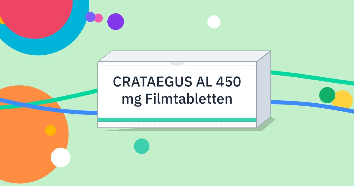 Symbolbild: Packung mit der Aufschrift CRATAEGUS AL 450 mg Filmtabletten (PZN 00013184) – Verfügbarkeit und Bezug in Apotheken in Frankfurt am Main