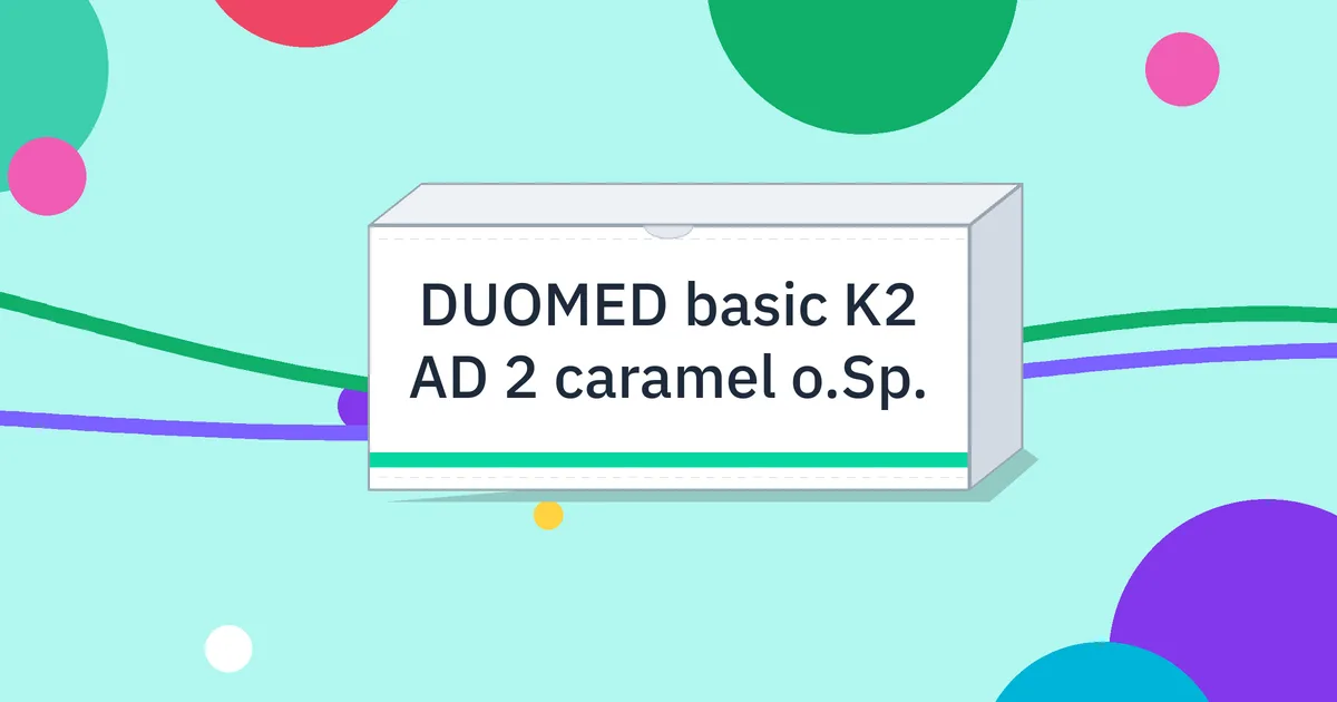 Symbolbild: Packung mit der Aufschrift DUOMED basic K2 AD 2 caramel o.Sp. (PZN 20906599) – Verfügbarkeit und Bezug in Apotheken in Frankfurt am Main