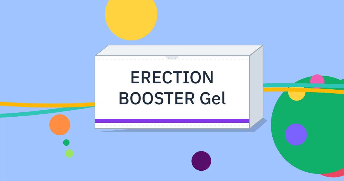 Symbolbild: Packung mit der Aufschrift ERECTION BOOSTER Gel (PZN 20513167) – Verfügbarkeit und Bezug in Apotheken in Frankfurt am Main