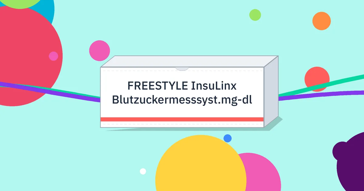 Symbolbild: Packung mit der Aufschrift FREESTYLE InsuLinx Blutzuckermesssyst.mg-dl (PZN 07796870) – Verfügbarkeit und Bezug in Apotheken in Frankfurt am Main