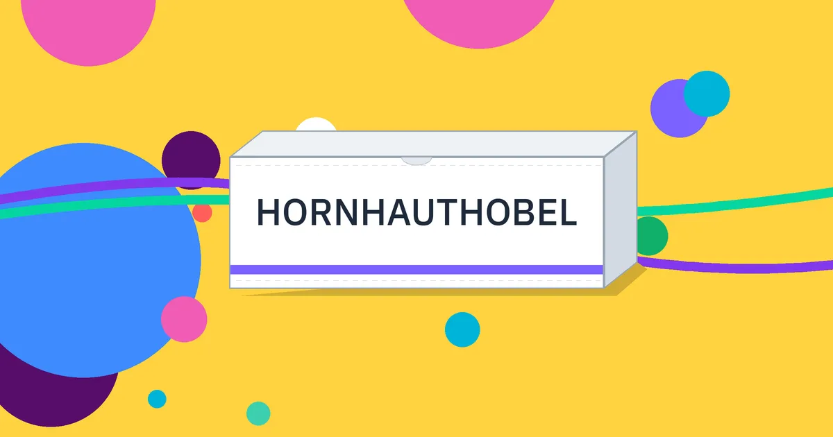 Symbolbild: Packung mit der Aufschrift HORNHAUTHOBEL (PZN 04445041) – Verfügbarkeit und Bezug in Apotheken in Frankfurt am Main