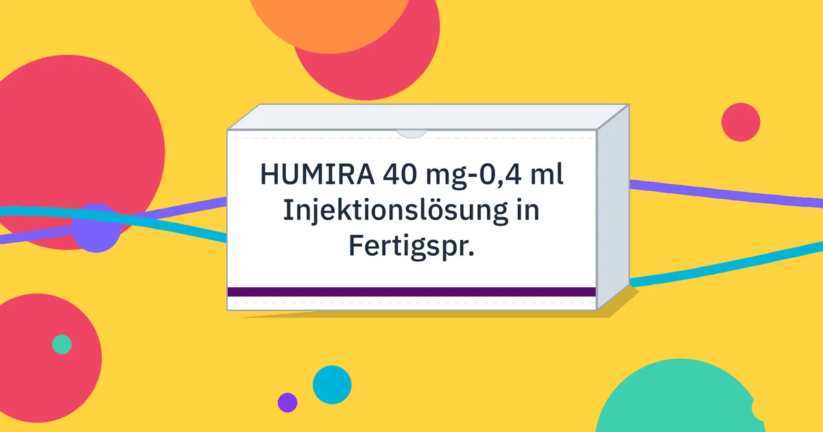 Symbolbild: Packung mit der Aufschrift HUMIRA 40 mg-0,4 ml Injektionslösung in Fertigspr. (PZN 15398669) – Verfügbarkeit und Bezug in Apotheken in Frankfurt am Main