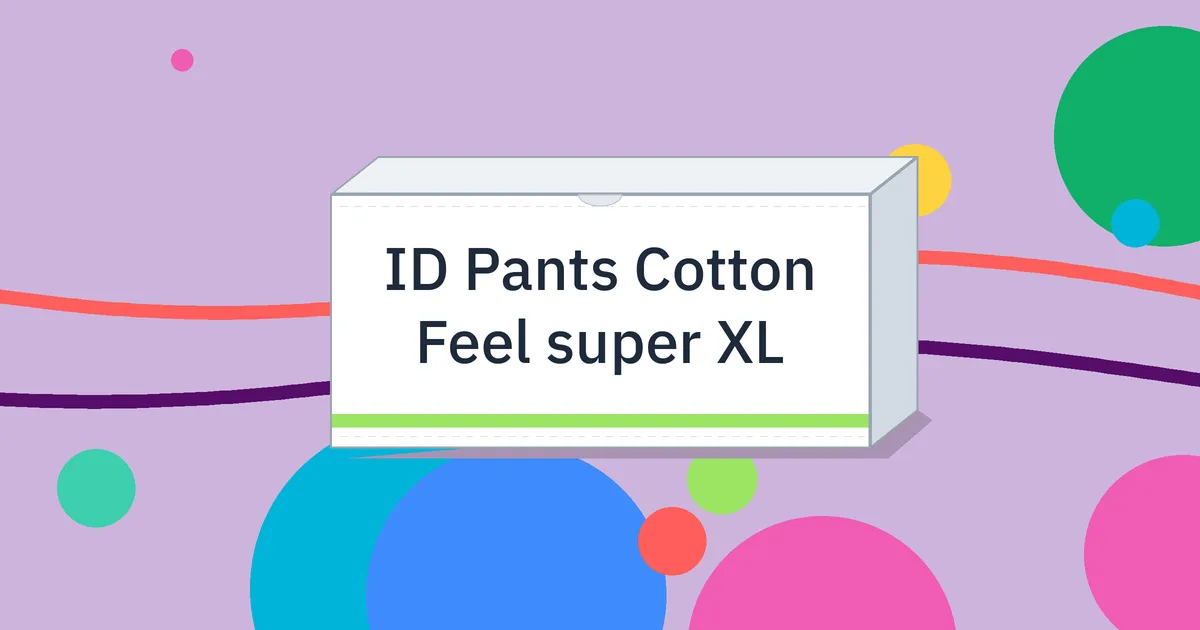 Symbolbild: Packung mit der Aufschrift ID Pants Cotton Feel super XL (PZN 16508232) – Verfügbarkeit und Bezug in Apotheken in Frankfurt am Main