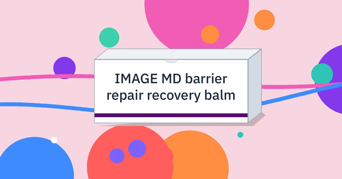 Symbolbild: Packung mit der Aufschrift IMAGE MD barrier repair recovery balm (PZN 20836203) – Verfügbarkeit und Bezug in Apotheken in Frankfurt am Main