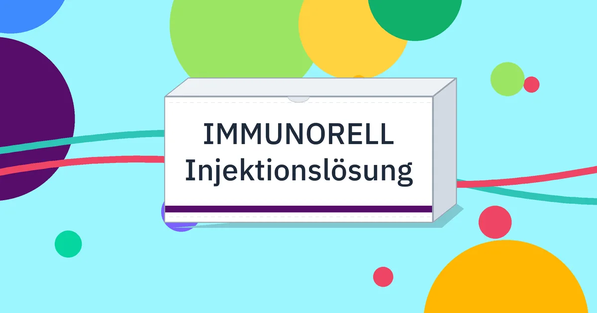 Symbolbild: Packung mit der Aufschrift IMMUNORELL Injektionslösung (PZN 05950551) – Verfügbarkeit und Bezug in Apotheken in Frankfurt am Main