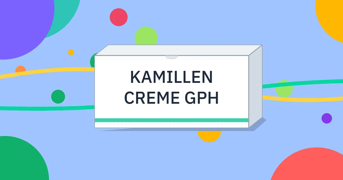 Symbolbild: Packung mit der Aufschrift KAMILLEN CREME GPH (PZN 17556233) – Verfügbarkeit und Bezug in Apotheken in Frankfurt am Main