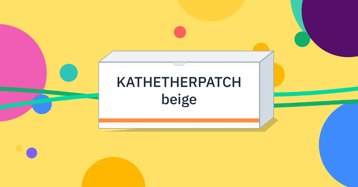 Symbolbild: Packung mit der Aufschrift KATHETHERPATCH beige (PZN 19867003) – Verfügbarkeit und Bezug in Apotheken in Frankfurt am Main