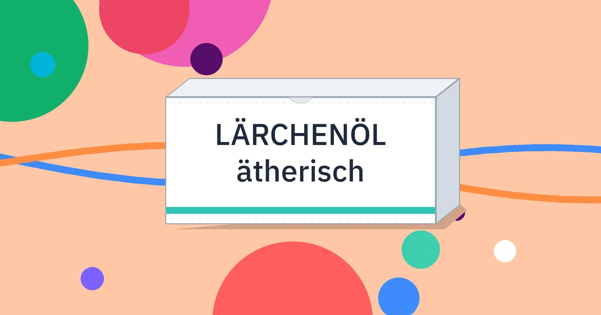 Symbolbild: Packung mit der Aufschrift LÄRCHENÖL ätherisch (PZN 17157378) – Verfügbarkeit und Bezug in Apotheken in Frankfurt am Main