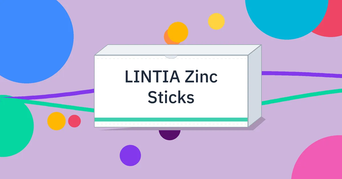 Symbolbild: Packung mit der Aufschrift LINTIA Zinc Sticks (PZN 15732803) – Verfügbarkeit und Bezug in Apotheken in Frankfurt am Main