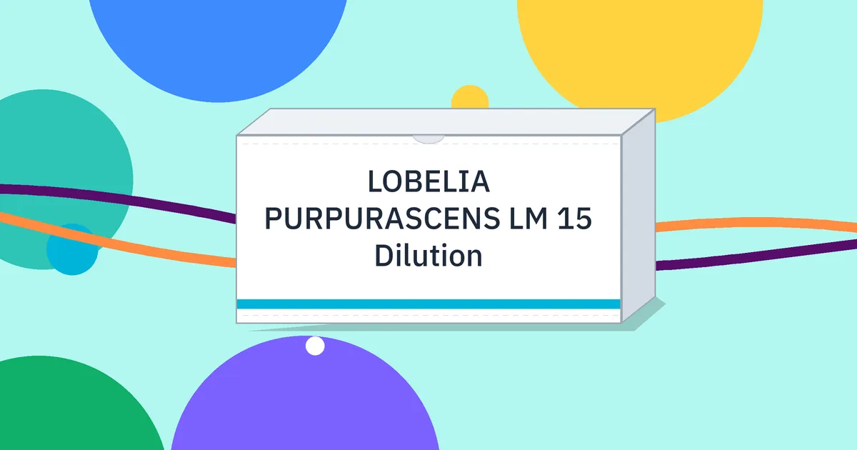 Symbolbild: Packung mit der Aufschrift LOBELIA PURPURASCENS LM 15 Dilution (PZN 13534335) – Verfügbarkeit und Bezug in Apotheken in Frankfurt am Main