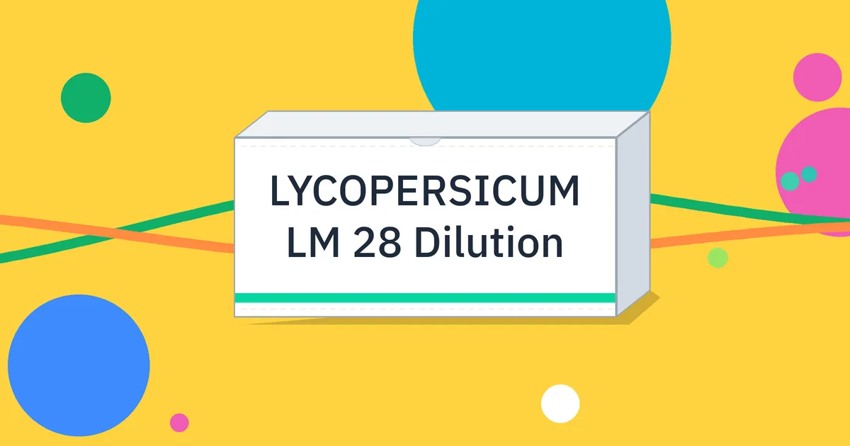 Symbolbild: Packung mit der Aufschrift LYCOPERSICUM LM 28 Dilution (PZN 13537747) – Verfügbarkeit und Bezug in Apotheken in Frankfurt am Main