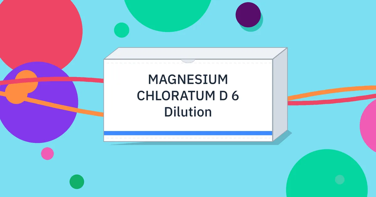 Symbolbild: Packung mit der Aufschrift MAGNESIUM CHLORATUM D 6 Dilution (PZN 07173301) – Verfügbarkeit und Bezug in Apotheken in Frankfurt am Main