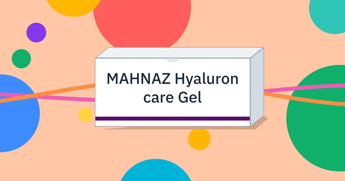 Symbolbild: Packung mit der Aufschrift MAHNAZ Hyaluron care Gel (PZN 00248680) – Verfügbarkeit und Bezug in Apotheken in Frankfurt am Main