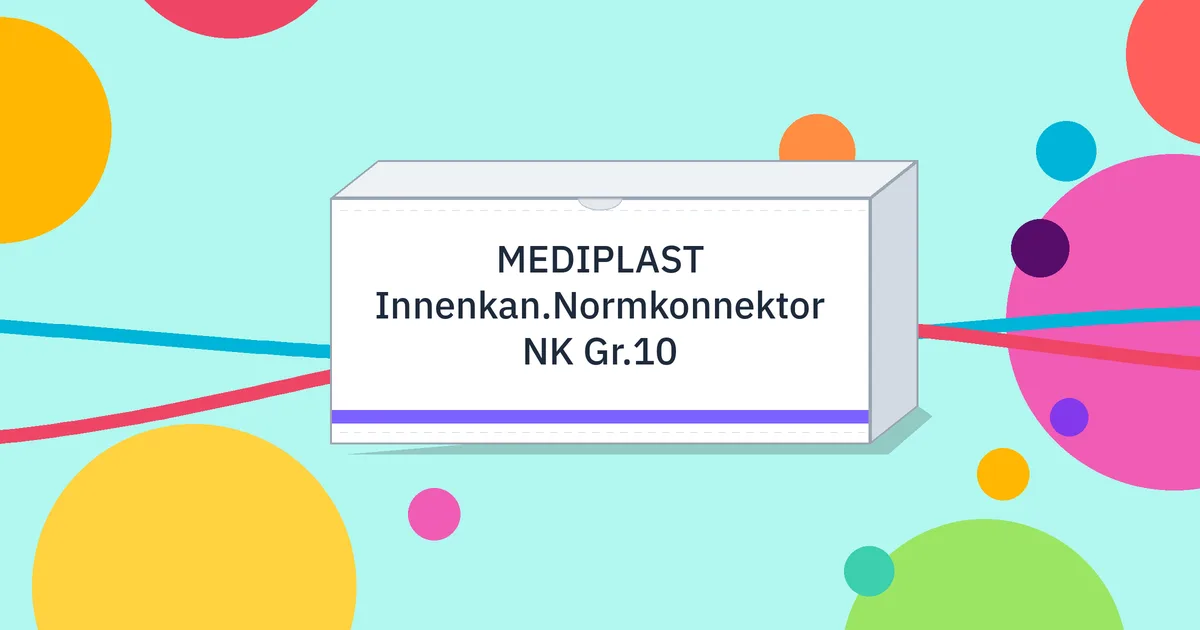 Symbolbild: Packung mit der Aufschrift MEDIPLAST Innenkan.Normkonnektor NK Gr.10 (PZN 04528034) – Verfügbarkeit und Bezug in Apotheken in Frankfurt am Main