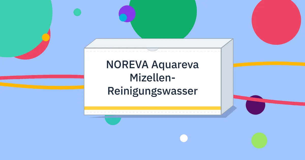 Symbolbild: Packung mit der Aufschrift NOREVA Aquareva Mizellen-Reinigungswasser (PZN 18162536) – Verfügbarkeit und Bezug in Apotheken in Frankfurt am Main