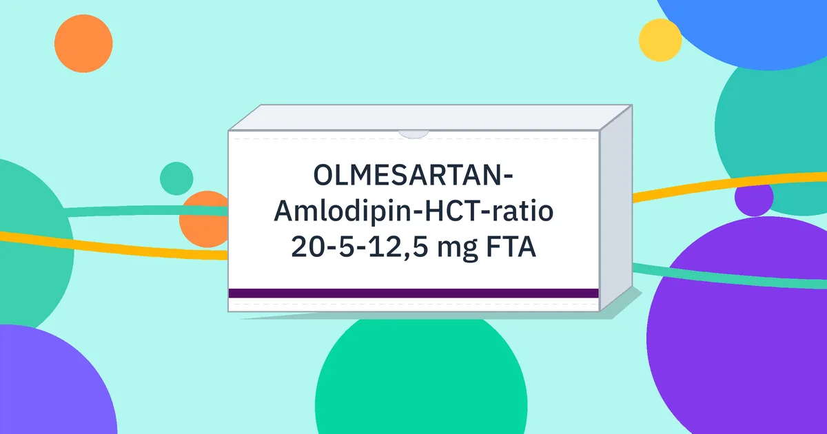 Symbolbild: Packung mit der Aufschrift OLMESARTAN-Amlodipin-HCT-ratio 20-5-12,5 mg FTA (PZN 16634089) – Verfügbarkeit und Bezug in Apotheken in Frankfurt am Main