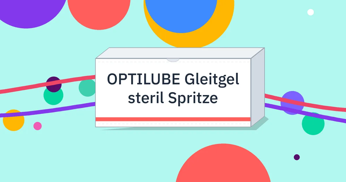Symbolbild: Packung mit der Aufschrift OPTILUBE Gleitgel steril Spritze (PZN 18731193) – Verfügbarkeit und Bezug in Apotheken in Frankfurt am Main