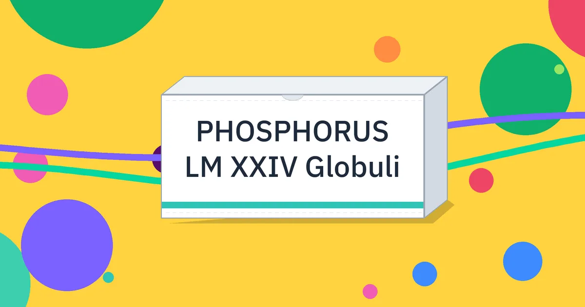 Symbolbild: Packung mit der Aufschrift PHOSPHORUS LM XXIV Globuli (PZN 02822597) – Verfügbarkeit und Bezug in Apotheken in Frankfurt am Main