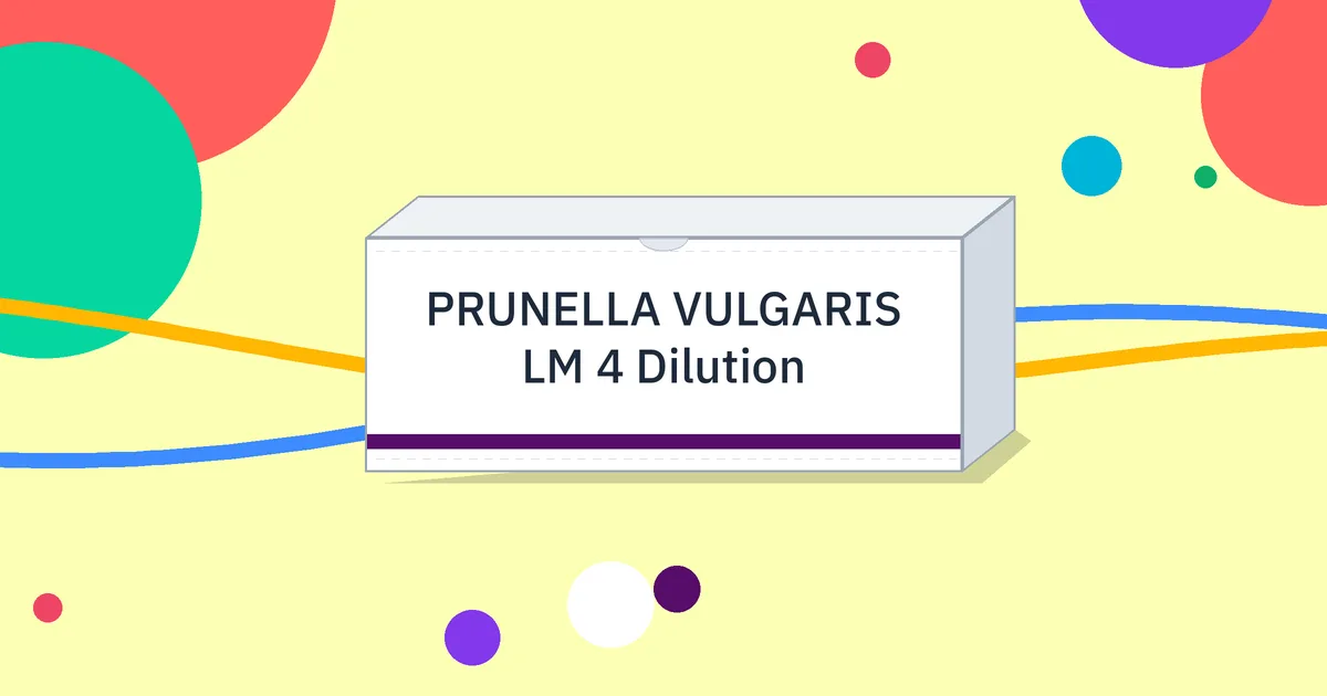 Symbolbild: Packung mit der Aufschrift PRUNELLA VULGARIS LM 4 Dilution (PZN 13668811) – Verfügbarkeit und Bezug in Apotheken in Frankfurt am Main
