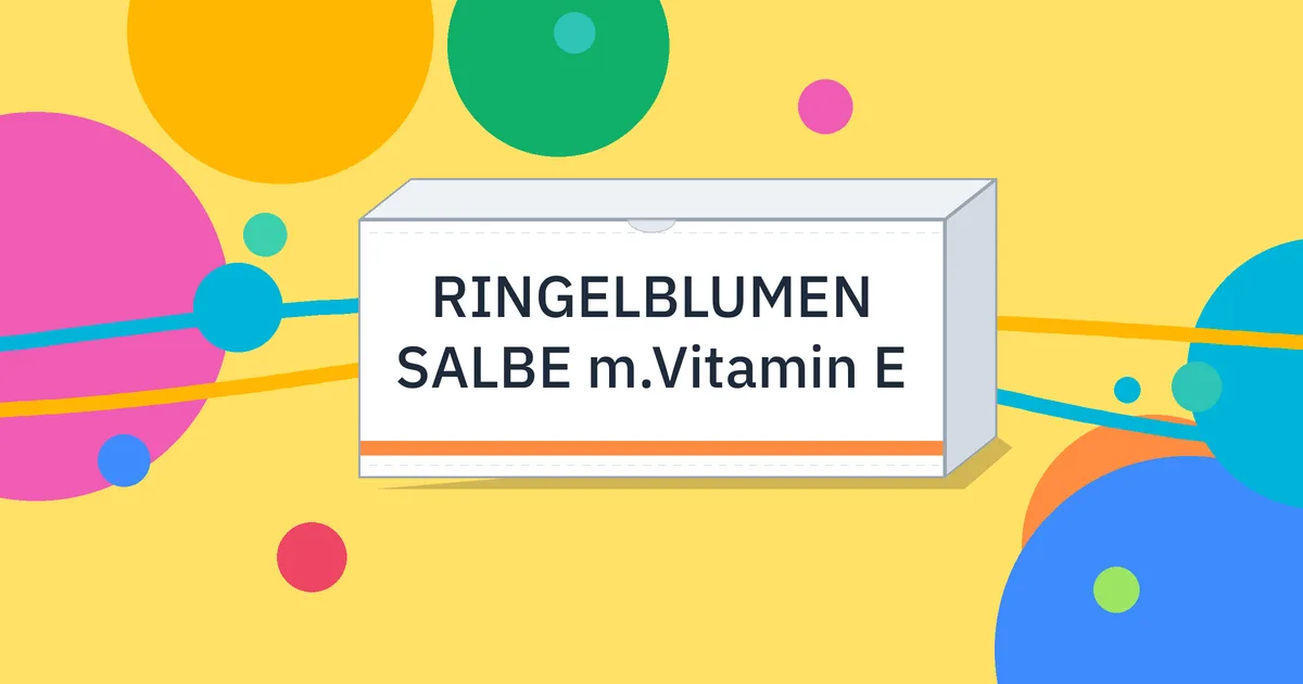 Symbolbild: Packung mit der Aufschrift RINGELBLUMEN SALBE m.Vitamin E (PZN 04674511) – Verfügbarkeit und Bezug in Apotheken in Frankfurt am Main