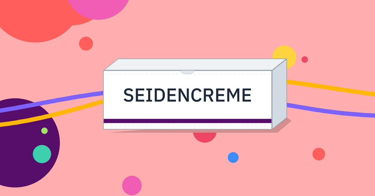 Symbolbild: Packung mit der Aufschrift SEIDENCREME (PZN 00626484) – Verfügbarkeit und Bezug in Apotheken in Frankfurt am Main