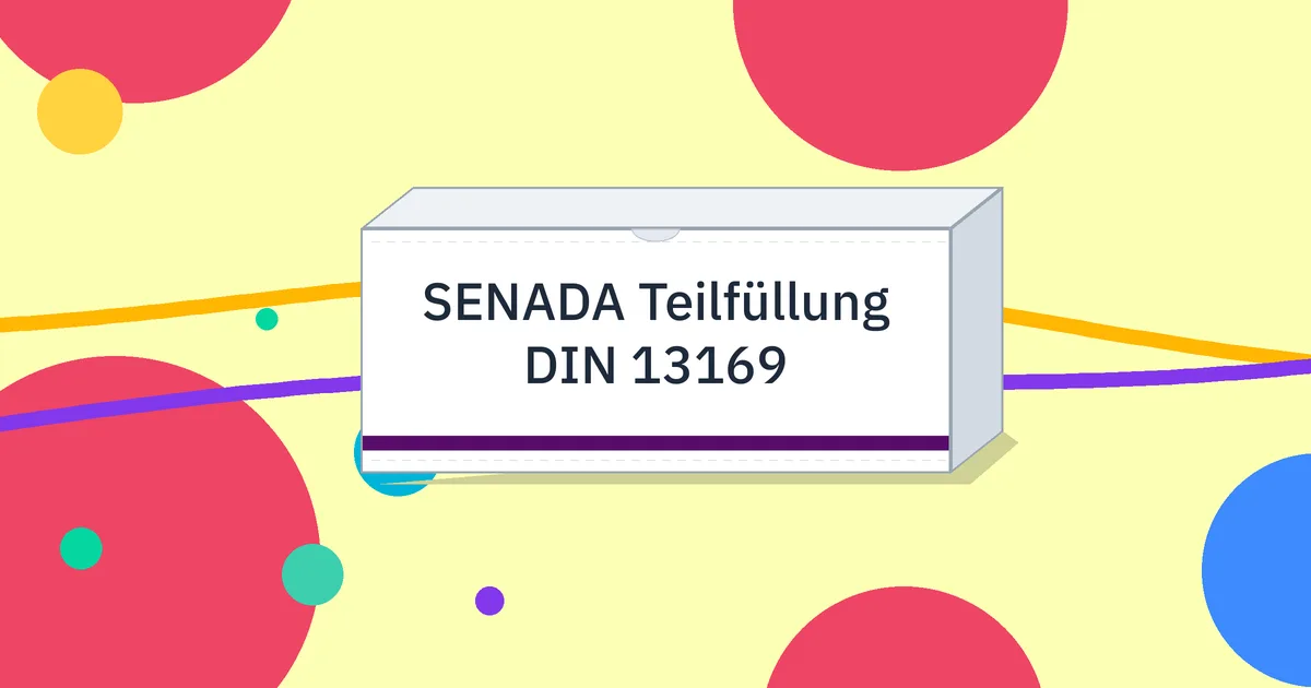 Symbolbild: Packung mit der Aufschrift SENADA Teilfüllung DIN 13169 (PZN 02062962) – Verfügbarkeit und Bezug in Apotheken in Frankfurt am Main