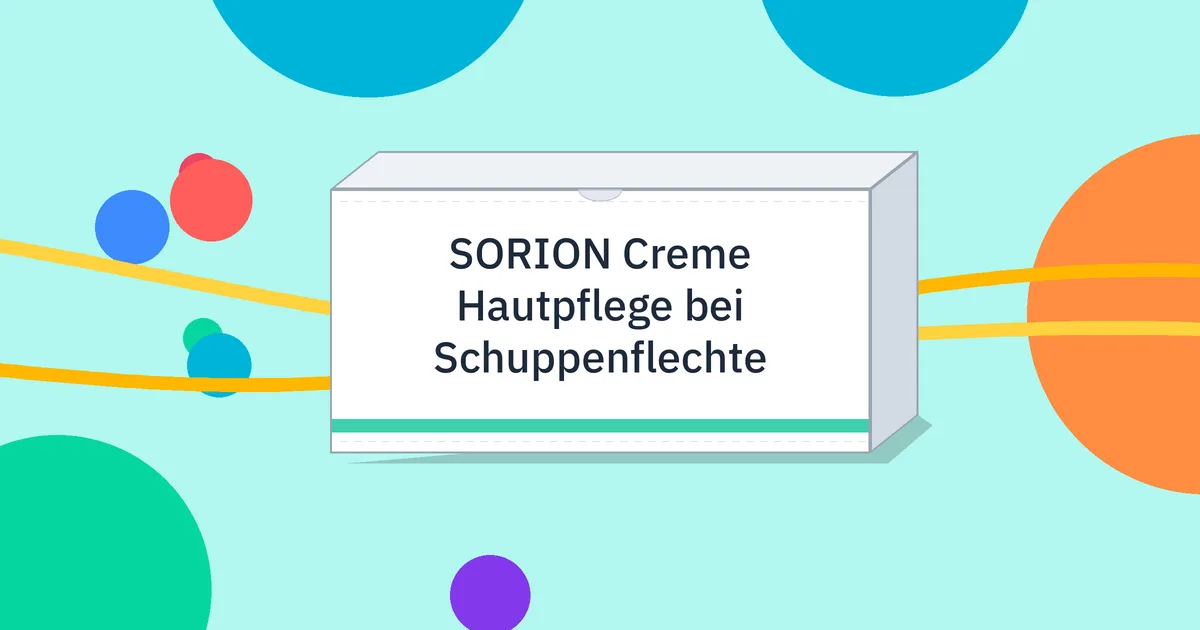 Symbolbild: Packung mit der Aufschrift SORION Creme Hautpflege bei Schuppenflechte (PZN 10708970) – Verfügbarkeit und Bezug in Apotheken in Frankfurt am Main