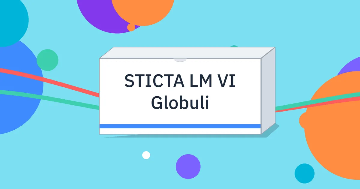 Symbolbild: Packung mit der Aufschrift STICTA LM VI Globuli (PZN 04509410) – Verfügbarkeit und Bezug in Apotheken in Frankfurt am Main