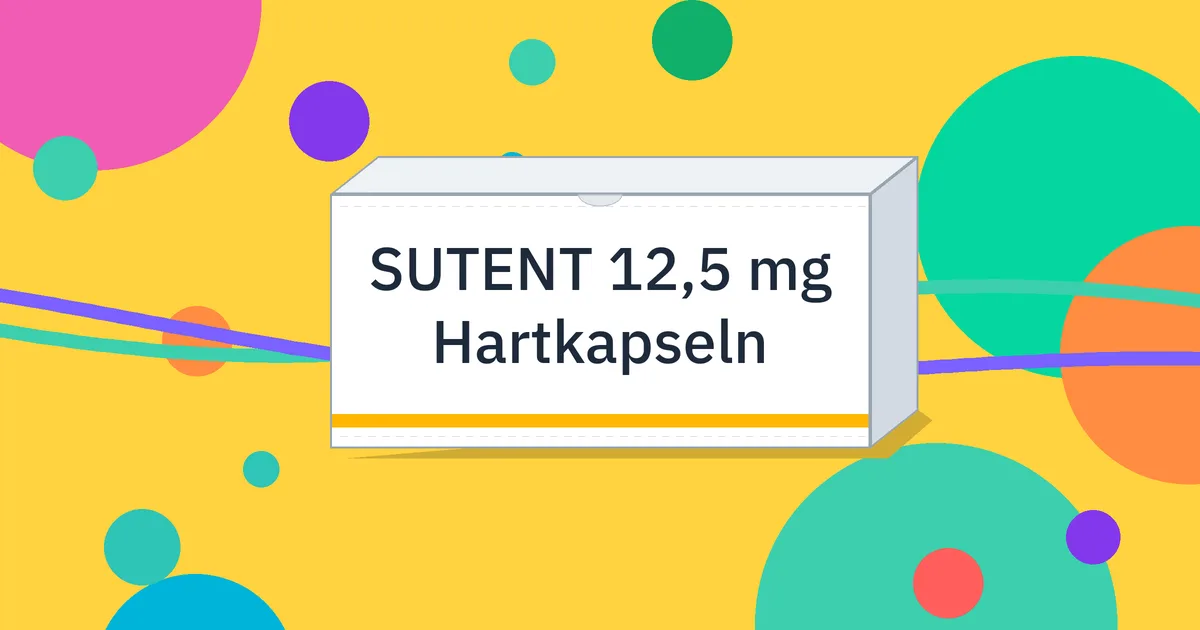 Symbolbild: Packung mit der Aufschrift SUTENT 12,5 mg Hartkapseln (PZN 19122906) – Verfügbarkeit und Bezug in Apotheken in Frankfurt am Main