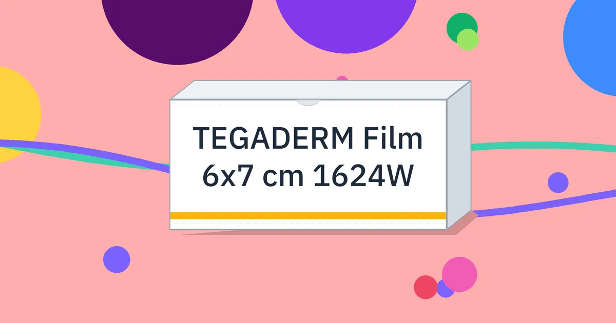 Symbolbild: Packung mit der Aufschrift TEGADERM Film 6x7 cm 1624W (PZN 20543926) – Verfügbarkeit und Bezug in Apotheken in Frankfurt am Main