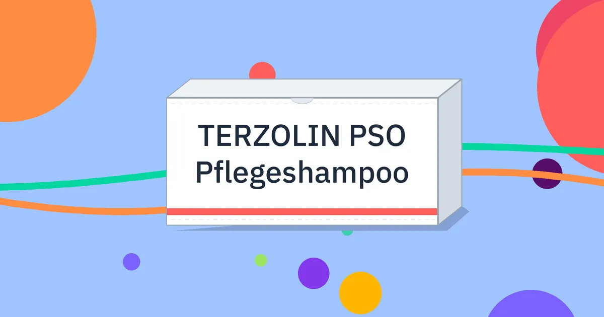 Symbolbild: Packung mit der Aufschrift TERZOLIN PSO Pflegeshampoo (PZN 20086883) – Verfügbarkeit und Bezug in Apotheken in Frankfurt am Main