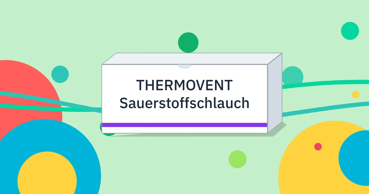 Symbolbild: Packung mit der Aufschrift THERMOVENT Sauerstoffschlauch (PZN 09107260) – Verfügbarkeit und Bezug in Apotheken in Frankfurt am Main