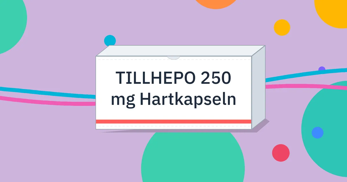 Symbolbild: Packung mit der Aufschrift TILLHEPO 250 mg Hartkapseln (PZN 16235573) – Verfügbarkeit und Bezug in Apotheken in Frankfurt am Main