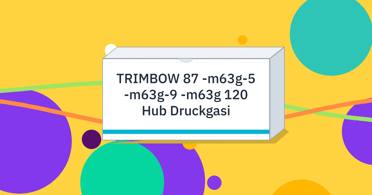 Symbolbild: Packung mit der Aufschrift TRIMBOW 87 -m63g-5 -m63g-9 -m63g 120 Hub Druckgasi (PZN 18163613) – Verfügbarkeit und Bezug in Apotheken in Frankfurt am Main