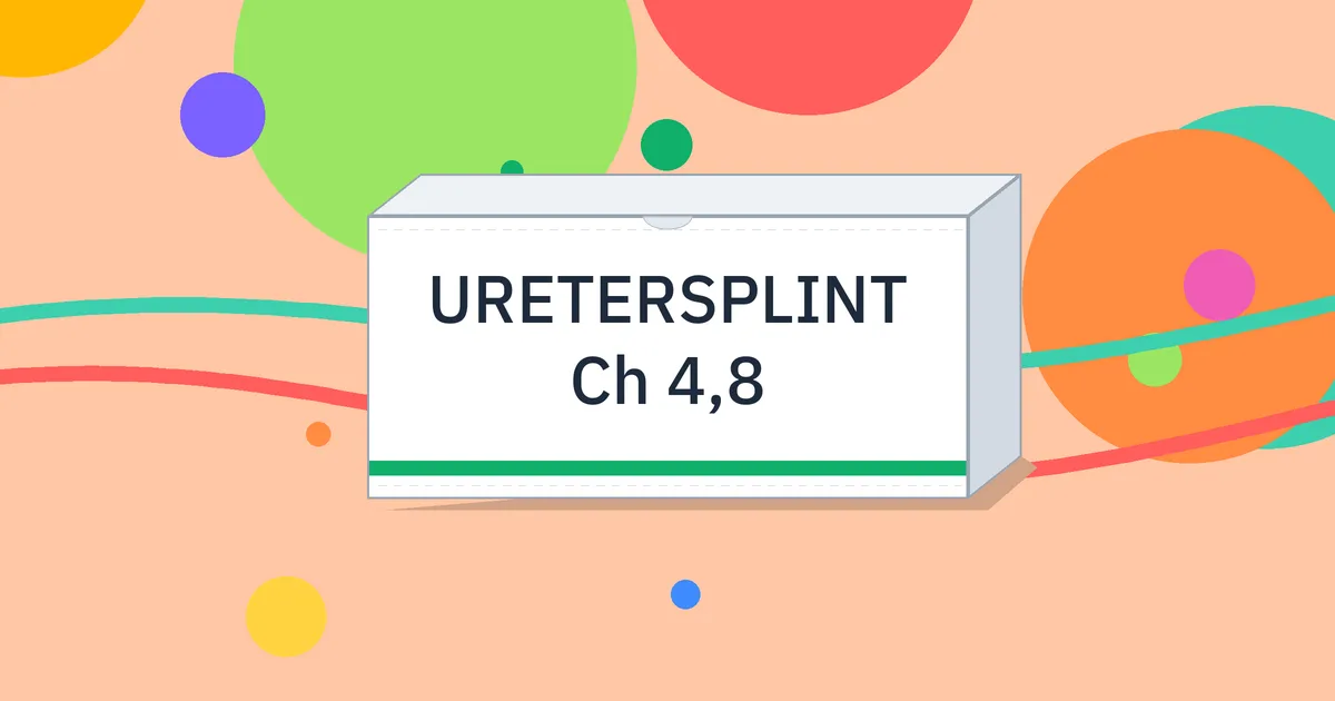 Symbolbild: Packung mit der Aufschrift URETERSPLINT Ch 4,8 (PZN 20231865) – Verfügbarkeit und Bezug in Apotheken in Frankfurt am Main