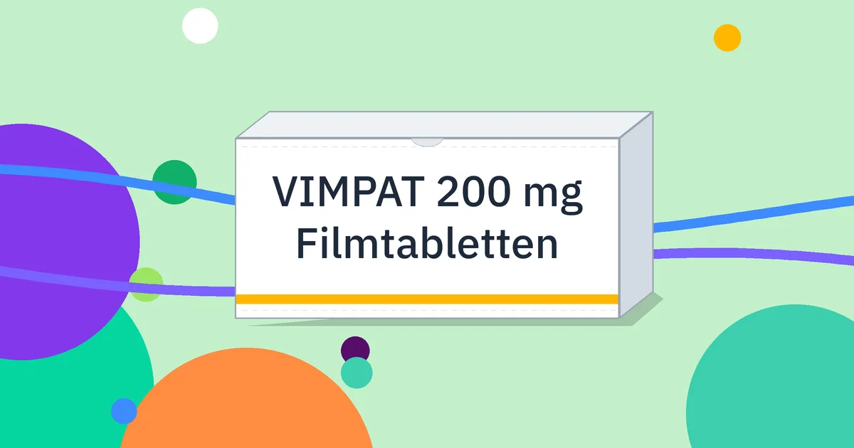 Symbolbild: Packung mit der Aufschrift VIMPAT 200 mg Filmtabletten (PZN 01174179) – Verfügbarkeit und Bezug in Apotheken in Frankfurt am Main