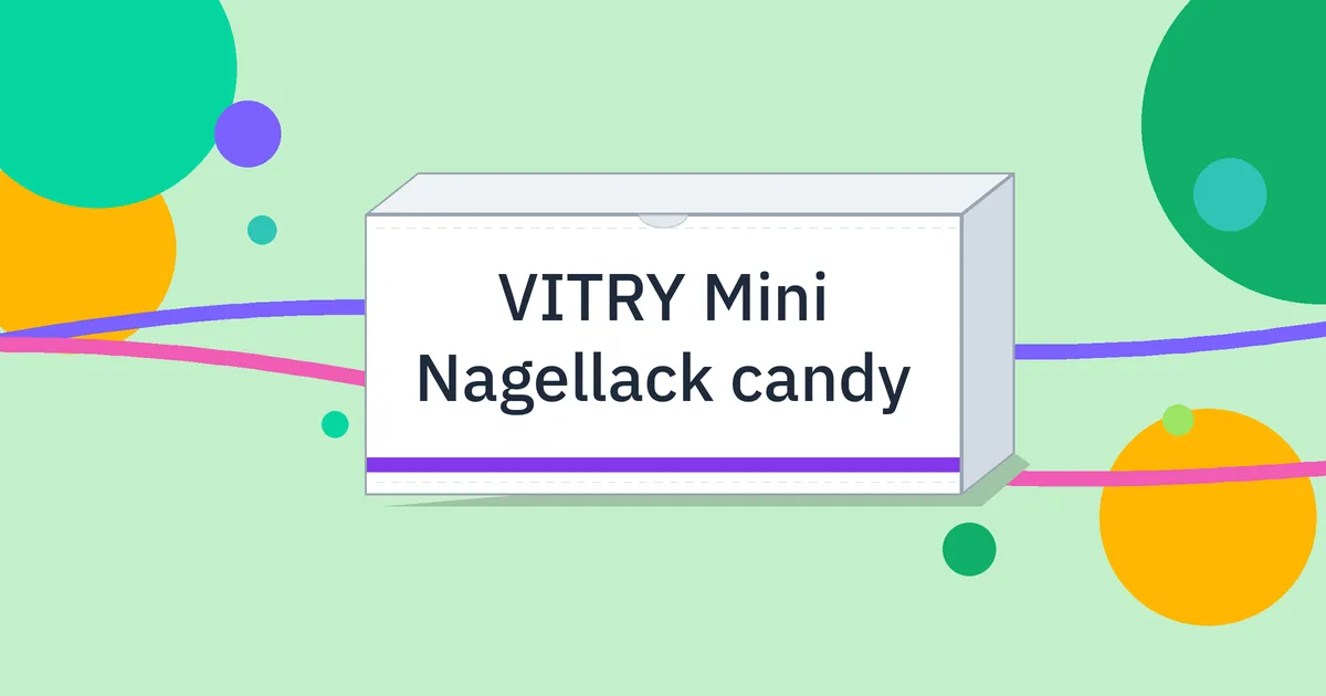 Symbolbild: Packung mit der Aufschrift VITRY Mini Nagellack candy (PZN 15383863) – Verfügbarkeit und Bezug in Apotheken in Frankfurt am Main