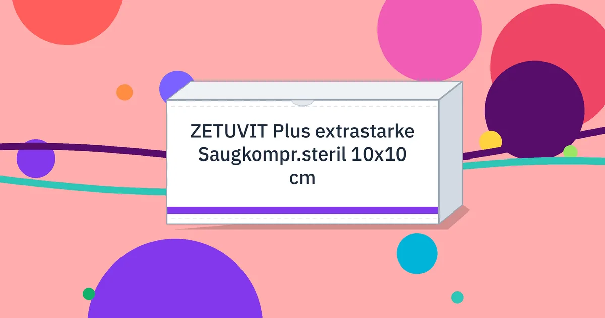 Symbolbild: Packung mit der Aufschrift ZETUVIT Plus extrastarke Saugkompr.steril 10x10 cm (PZN 20025634) – Verfügbarkeit und Bezug in Apotheken in Frankfurt am Main