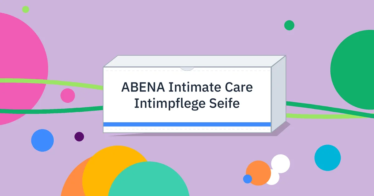 Symbolbild: Packung mit der Aufschrift ABENA Intimate Care Intimpflege Seife (PZN 07635641) – Verfügbarkeit und Bezug in Apotheken in Frankfurt am Main