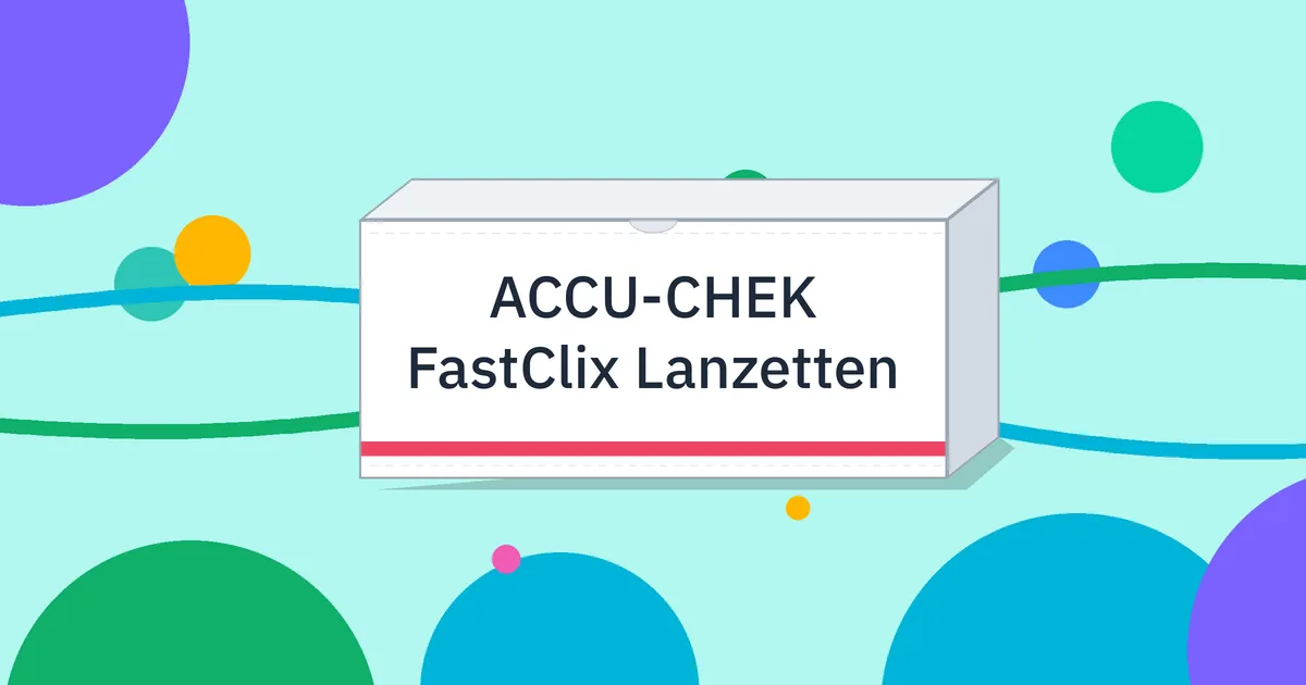 Symbolbild: Packung mit der Aufschrift ACCU-CHEK FastClix Lanzetten (PZN 13862068) – Verfügbarkeit und Bezug in Apotheken in Frankfurt am Main