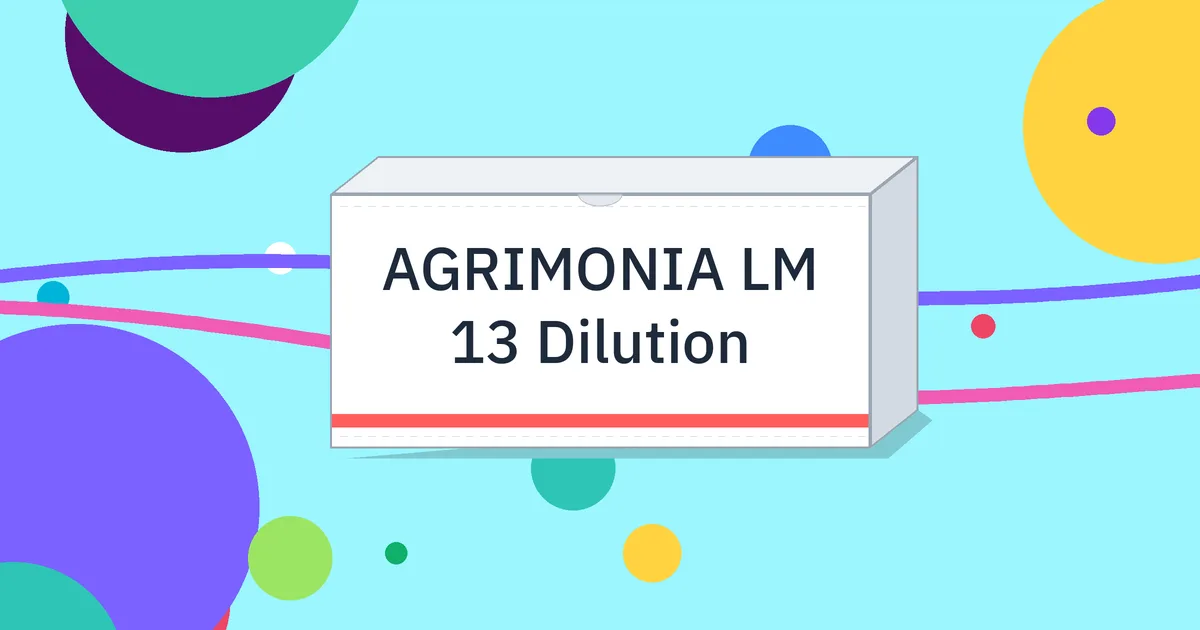 Symbolbild: Packung mit der Aufschrift AGRIMONIA LM 13 Dilution (PZN 13306901) – Verfügbarkeit und Bezug in Apotheken in Frankfurt am Main