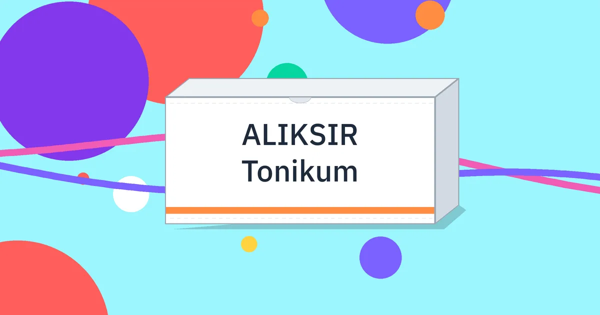 Symbolbild: Packung mit der Aufschrift ALIKSIR Tonikum (PZN 03709555) – Verfügbarkeit und Bezug in Apotheken in Frankfurt am Main